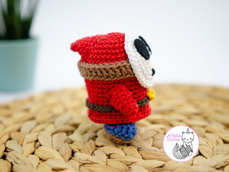 CROCHET PATTERN Shy Guy Super Mario Bros PDF File - Etsy