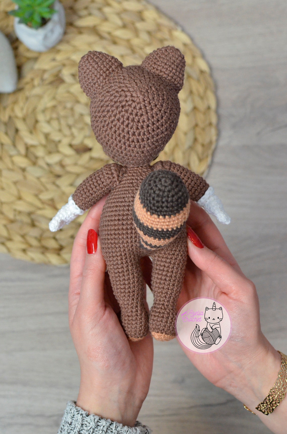 CROCHET PATTERN Mario Tanuki Amigurumi PDF file - Etsy France