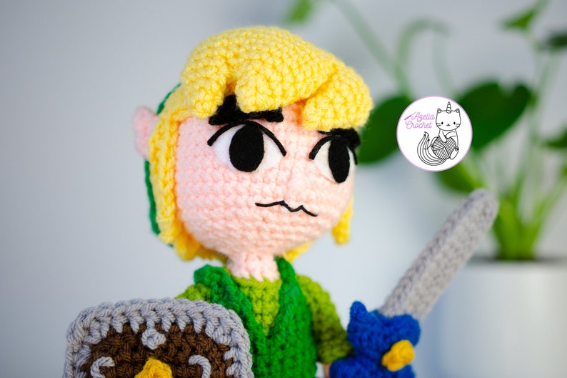 CROCHET PATTERN - Link Cartoon, Zelda the Windwaker - PDF File ...