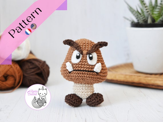CROCHET PATTERN Goomba Super Mario Bros PDF File English | Etsy