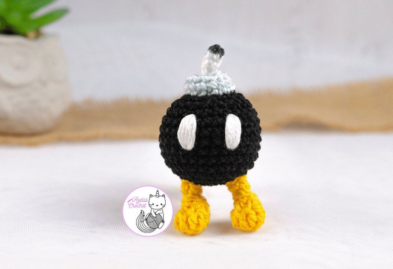 CROCHET PATTERN - Bob-omb Super Mario Bros - PDF File- English, French ...