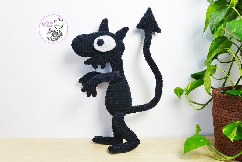 CROCHET PATTERN Luci the Demon Amigurumi Disenchantment - Etsy UK