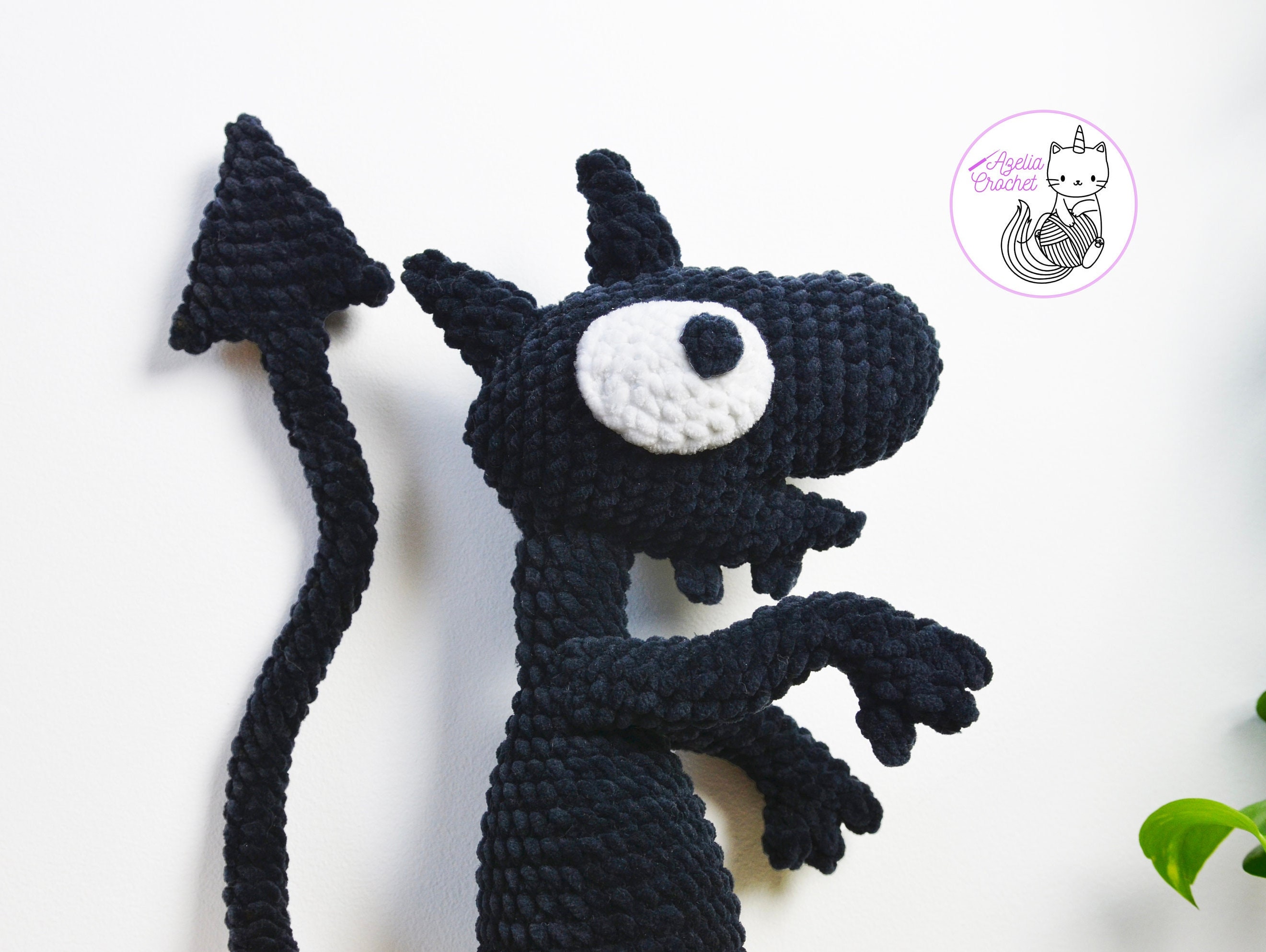 CROCHET PATTERN - Luci the Demon Amigurumi Disenchantment - PDF File ...