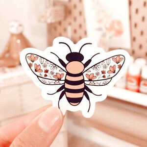 Floral Bee Clear Sticker (LIMITED EDITION) - Etsy