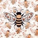 Floral Bee Clear Sticker LIMITED EDITION - Etsy