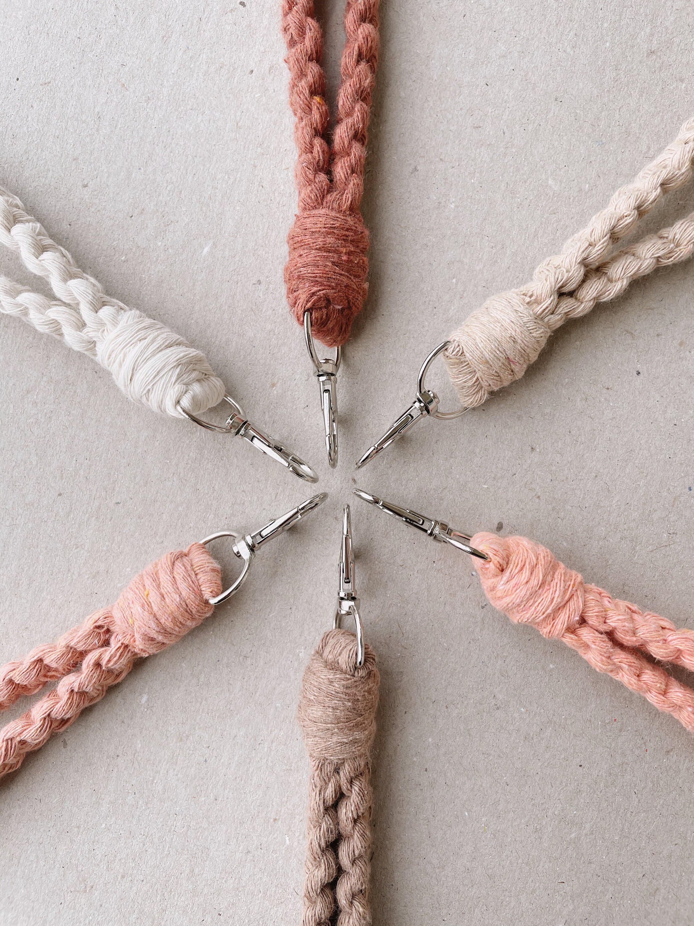 Macrame Wristlet Keychain | Etsy