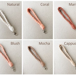 Macrame Wristlet Keychain | Etsy