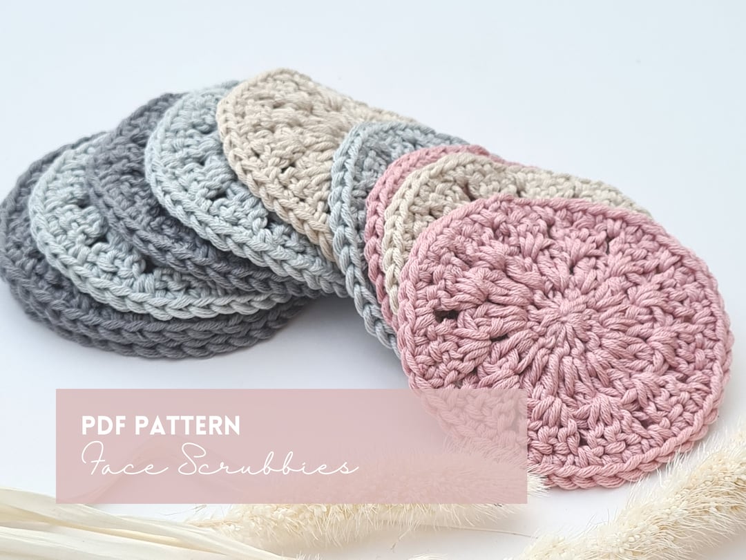 Face Scrubbie Crochet Pattern PDF File - Etsy