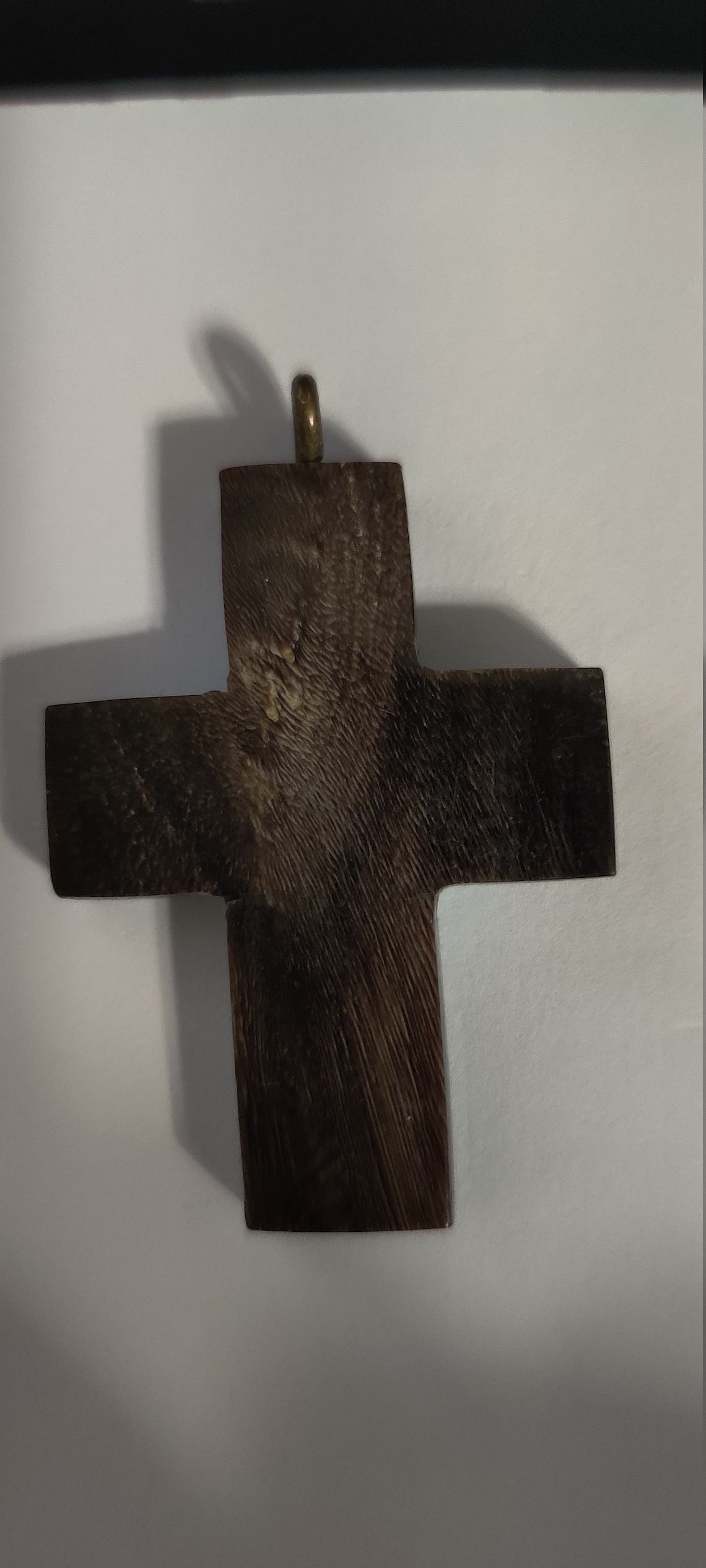 Hand Made Wood Cross with Inlaid Brass and Nickel Silver - Etsy España
