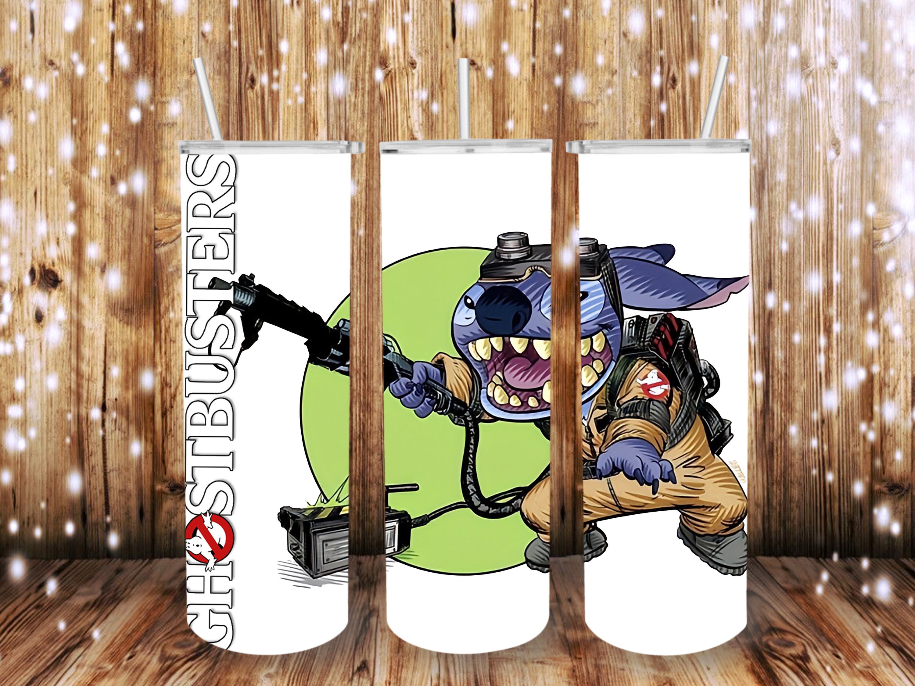 Ghost Busters Stitch 20 Oz Tumbler - Etsy