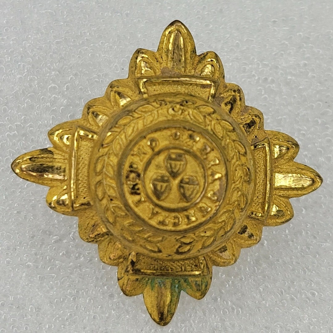 British Bath Star Pip Officer's Shoulder Epaulet Badge Rank Motto Lugs ...