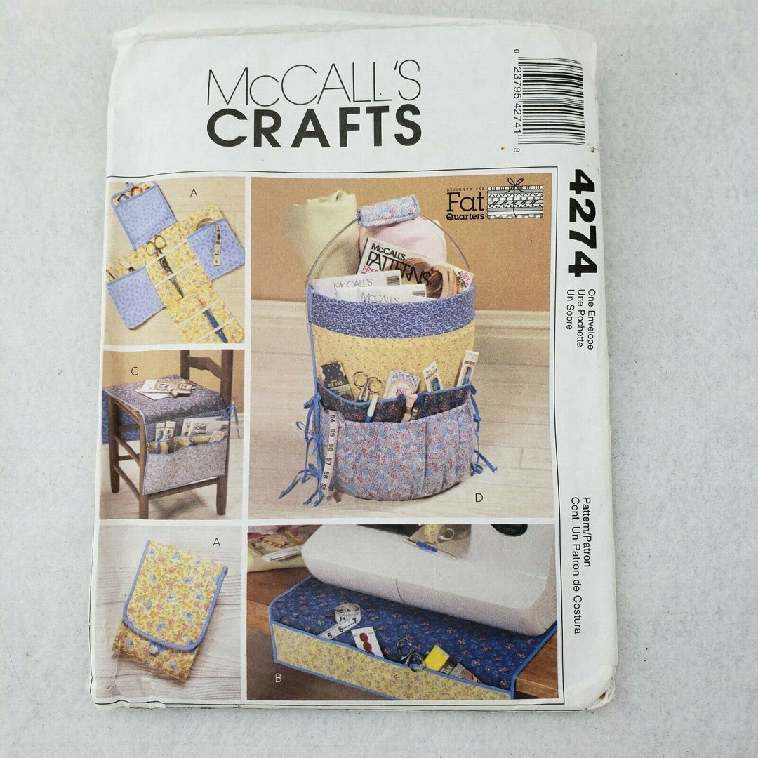 2003 Mccall's Crafts Sewing Pattern: Accessories With Fat Quarters ...