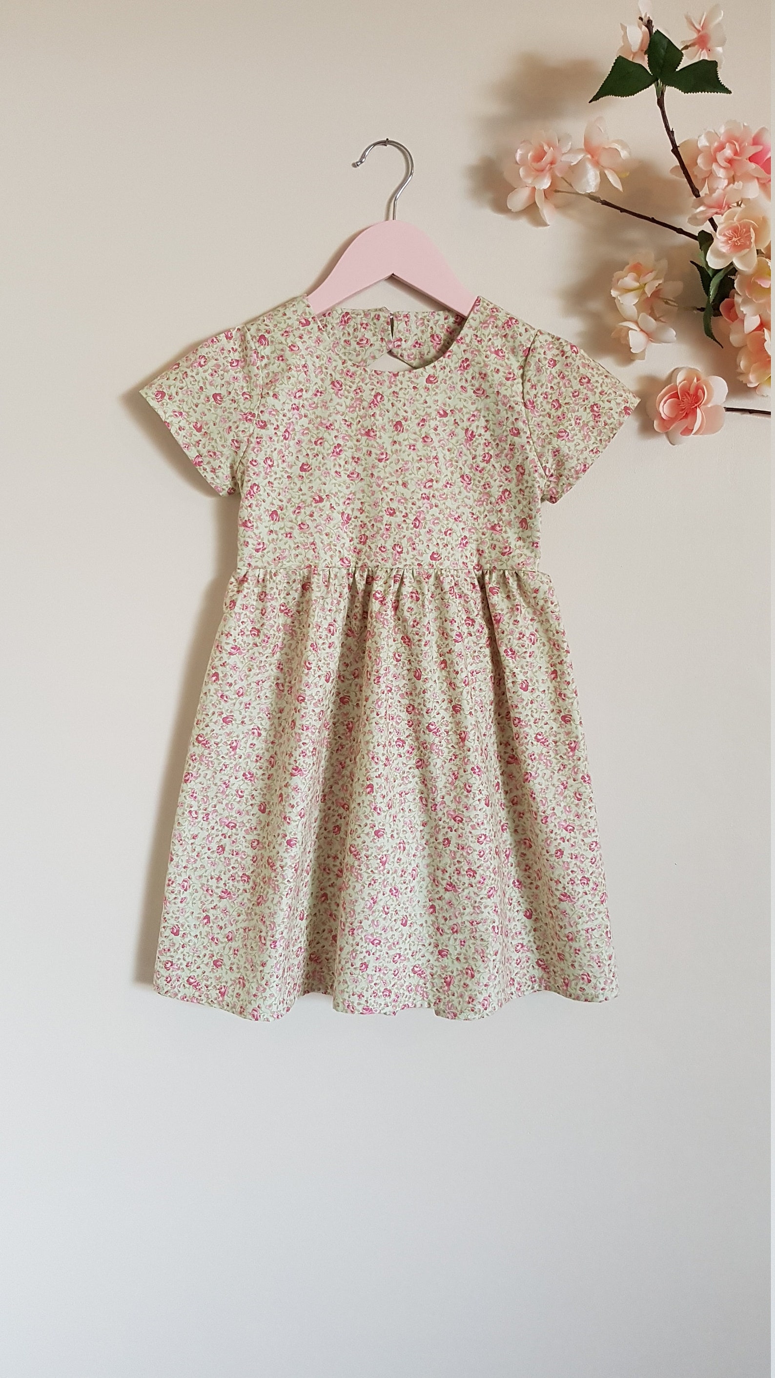 Little Girl Floral Dress Open Back Dress Baby Flower Dress - Etsy Canada