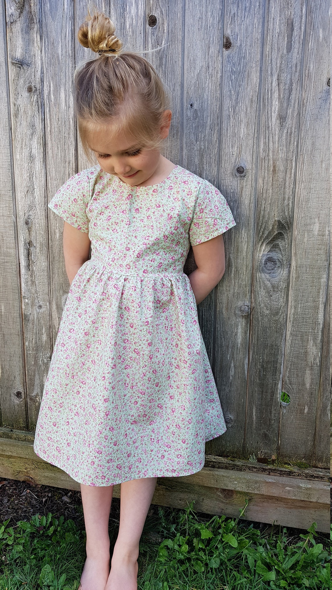 Little Girl Floral Dress Open Back Dress Baby Flower Dress - Etsy Canada