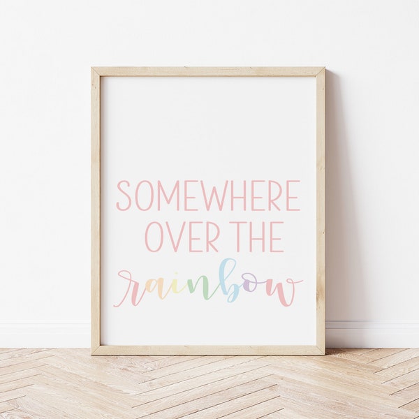 Somewhere Over the Rainbow - Etsy