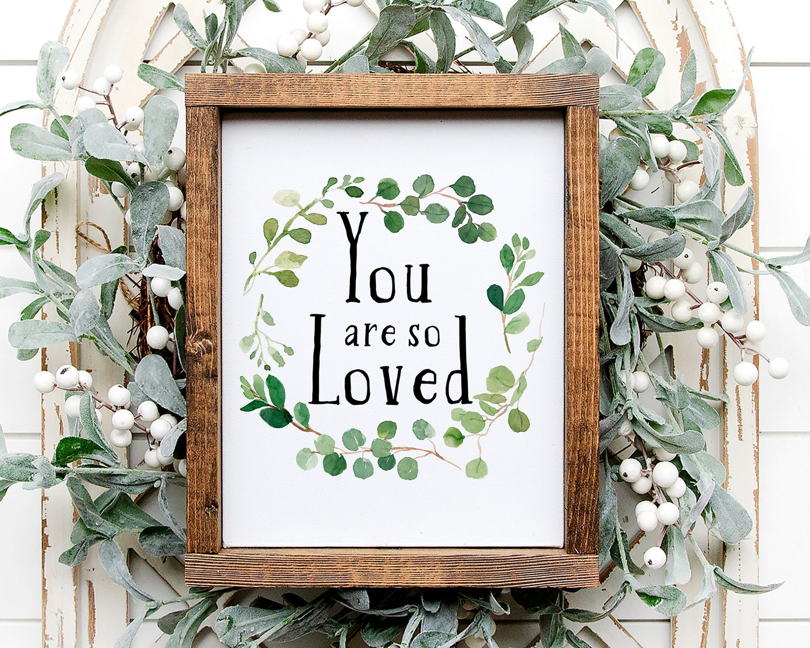 You Are so Loved Print Neutral Nursery Printable Wall Art | Etsy