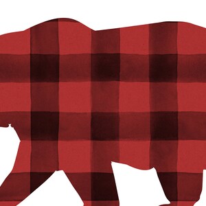 Lumberjack Nursery Wall Art, Printable Wall Art Set of 6, Buffalo Plaid ...