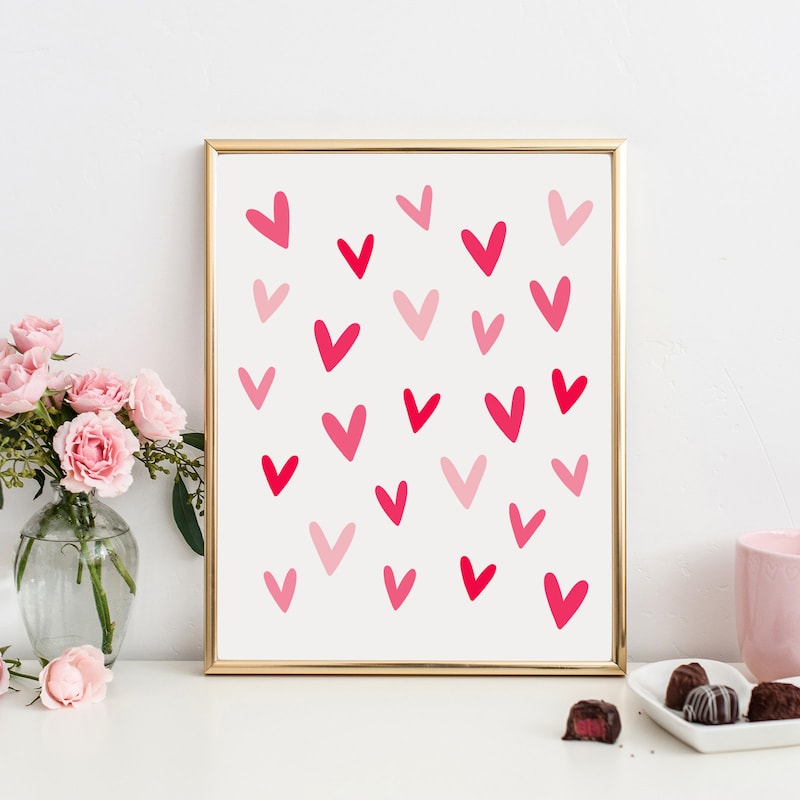 Heart Wall Art - Etsy