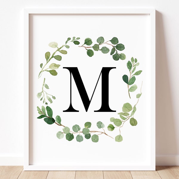 Monogram Printable - Etsy