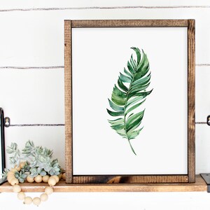 Botanical Print Set of 2 Boho Printable Wall Art Watercolor | Etsy