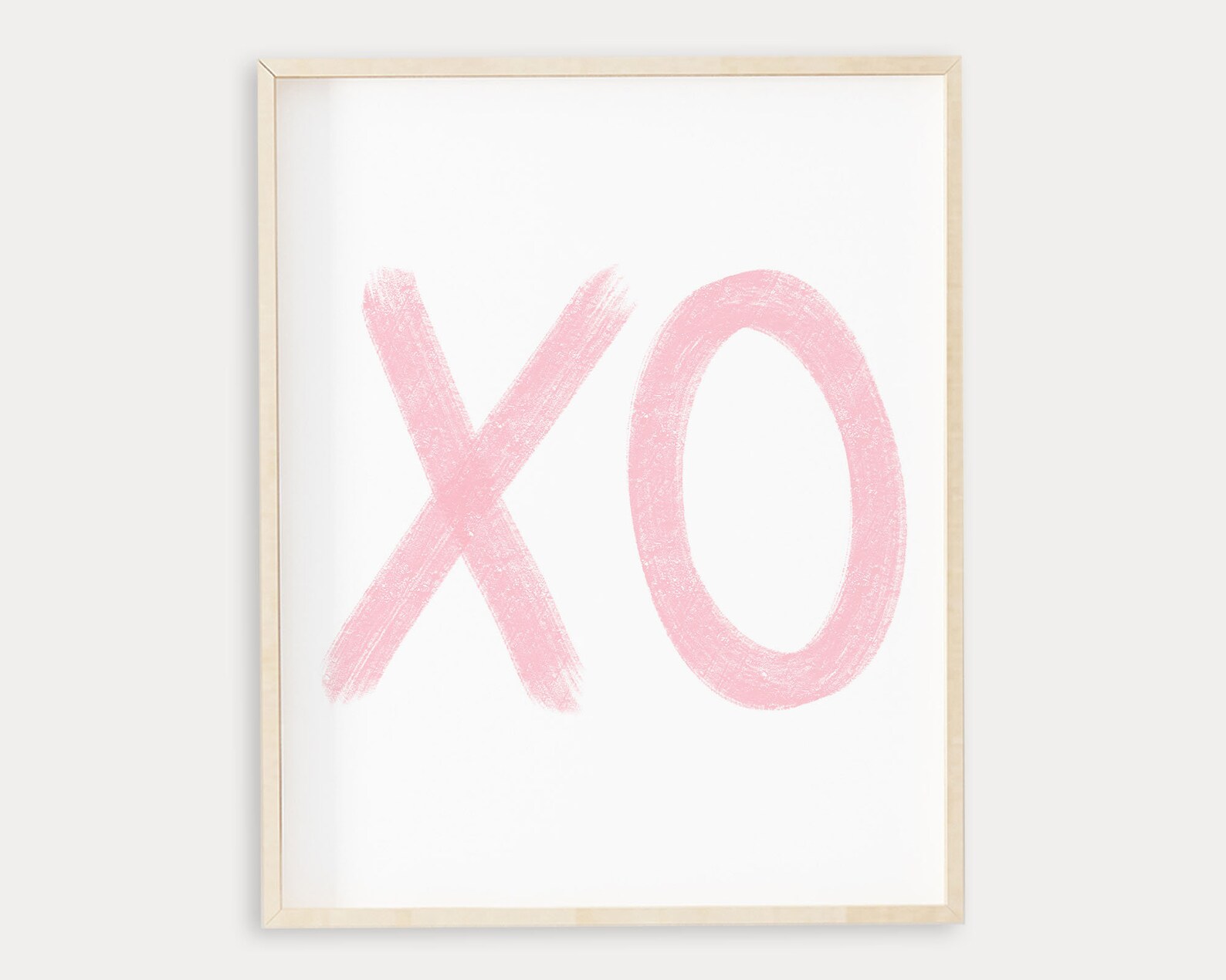 XO Printable Wall Art Hugs and Kisses Valentine Printable | Etsy