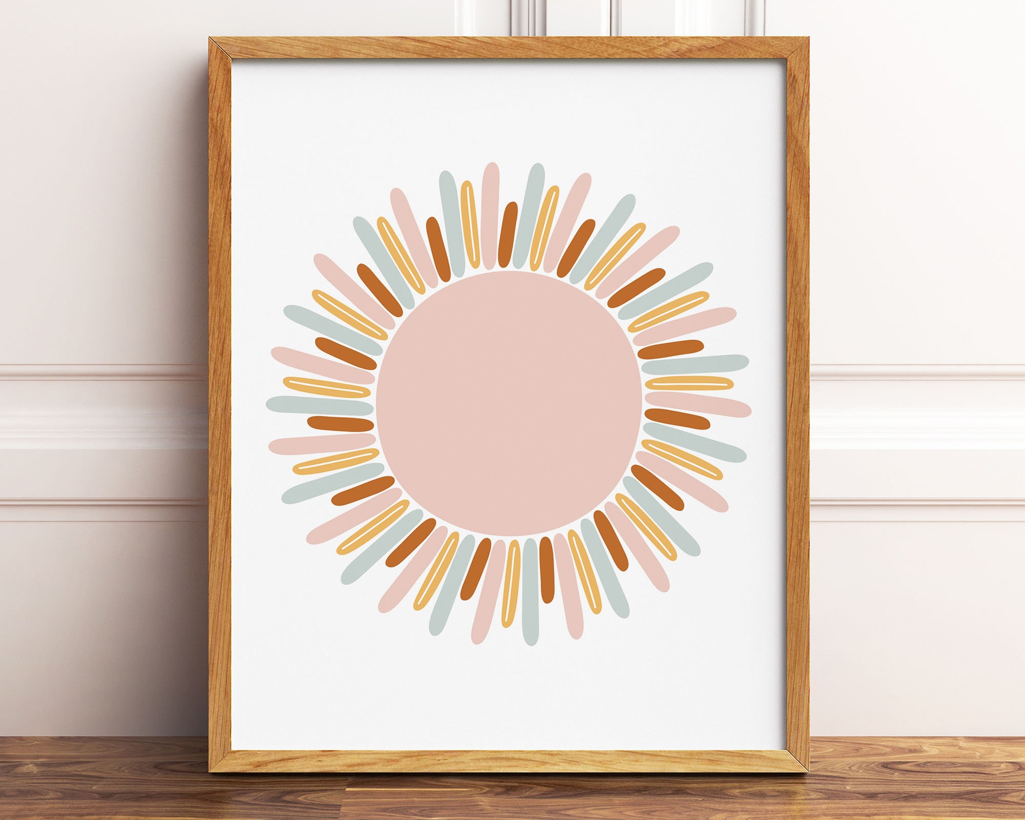 Pastel Rainbow Printable Wall Art You Are My Sunshine Print | Etsy