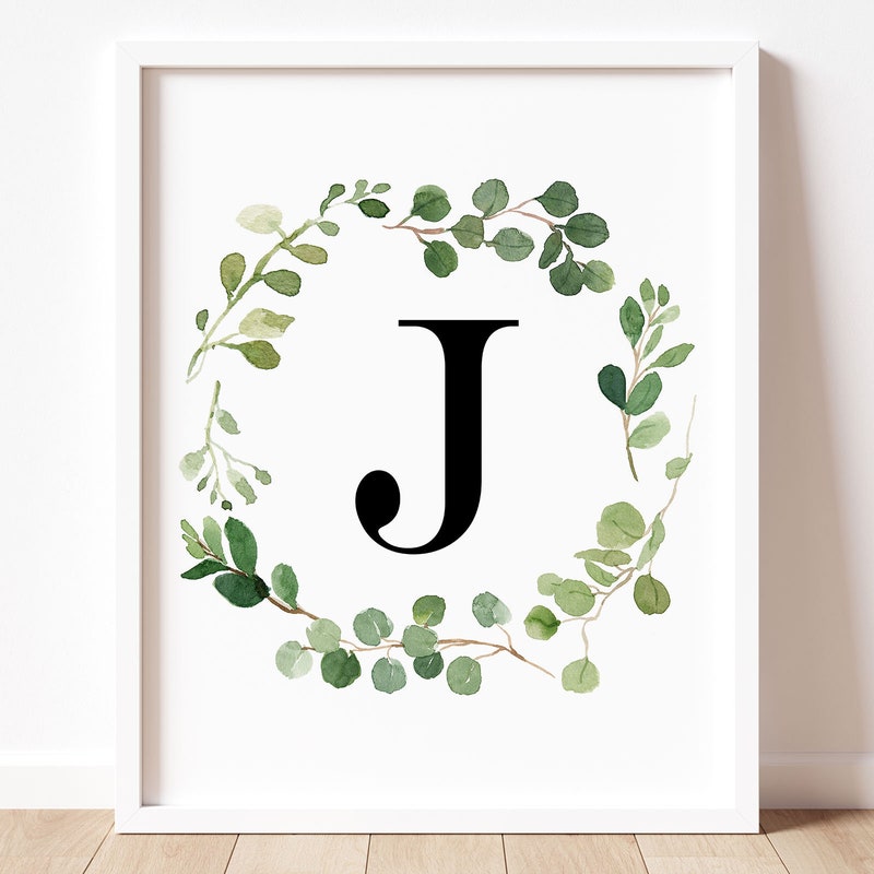 Letter J Monogram - Etsy