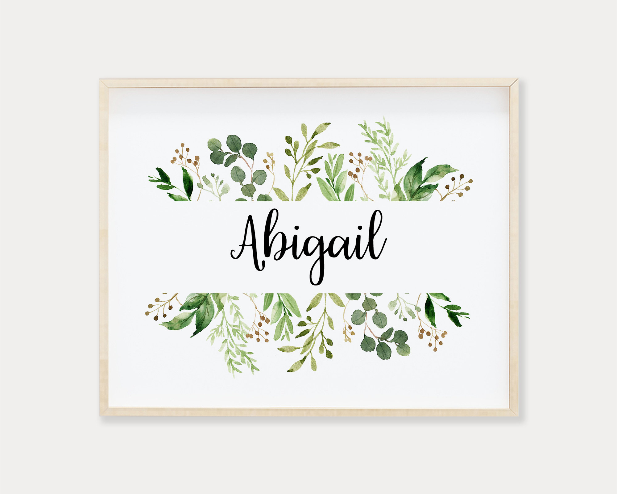 Personalized Baby Name Sign for Nursery Girl Printable Wall - Etsy