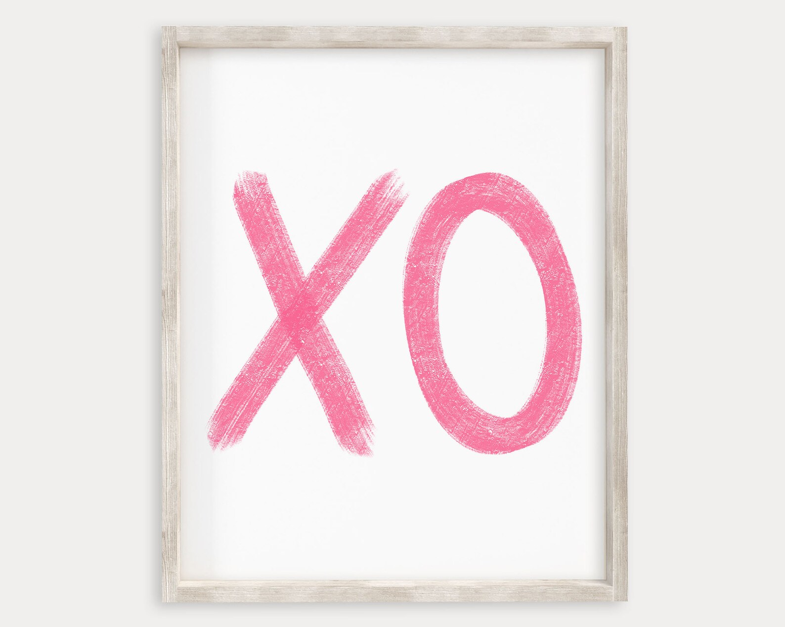 XO Printable Wall Art, Hugs and Kisses Valentine Printable Kids Room ...