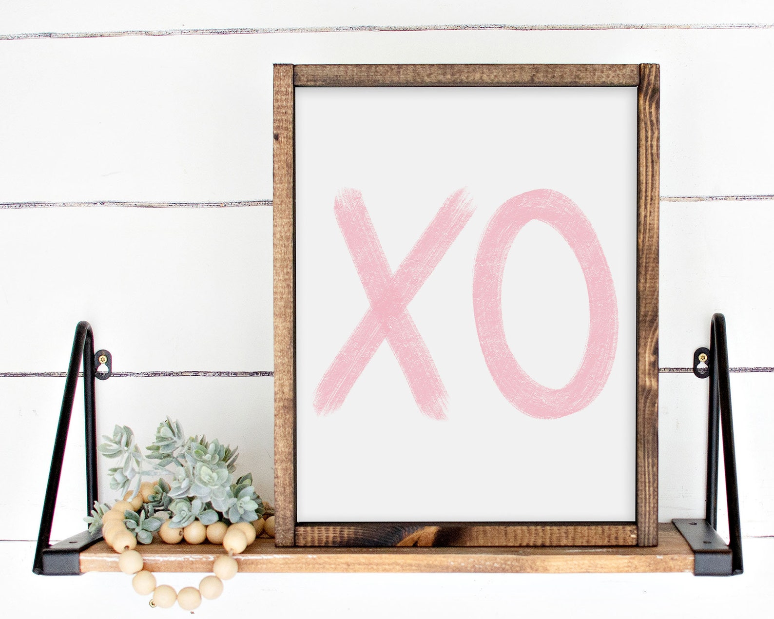 XO Printable Wall Art Hugs and Kisses Valentine Printable | Etsy