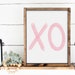 XO Printable Wall Art Hugs and Kisses Valentine Printable - Etsy