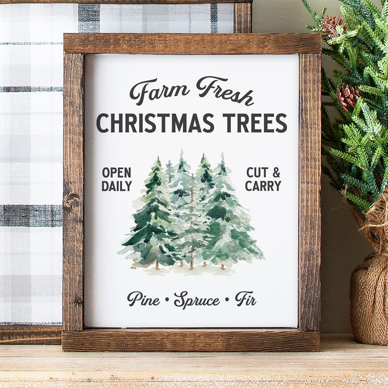 Christmas Tree Farm Sign - Etsy