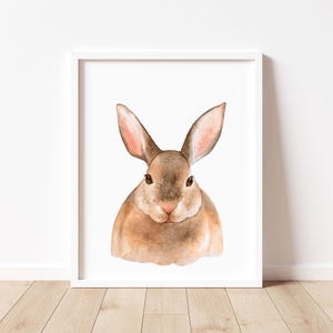 Woodland Animal Prints Set of 6, Watercolor Forest Creatures Printable ...