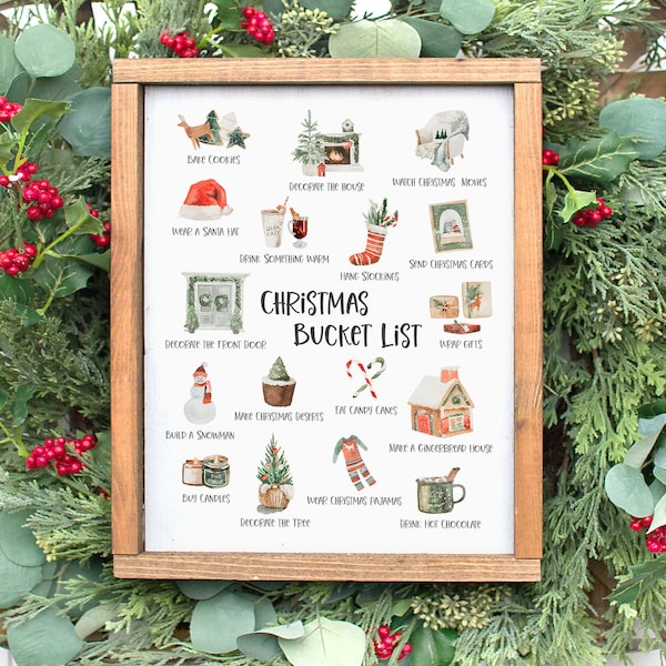 Bucket List Art - Etsy