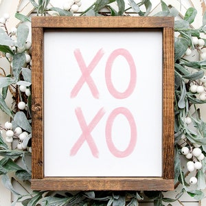 Soft Pink XOXO Printable Art, Pastel Teen Girl Room Decor, Kids Hugs ...