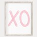 XO Printable Wall Art Hugs and Kisses Valentine Printable - Etsy