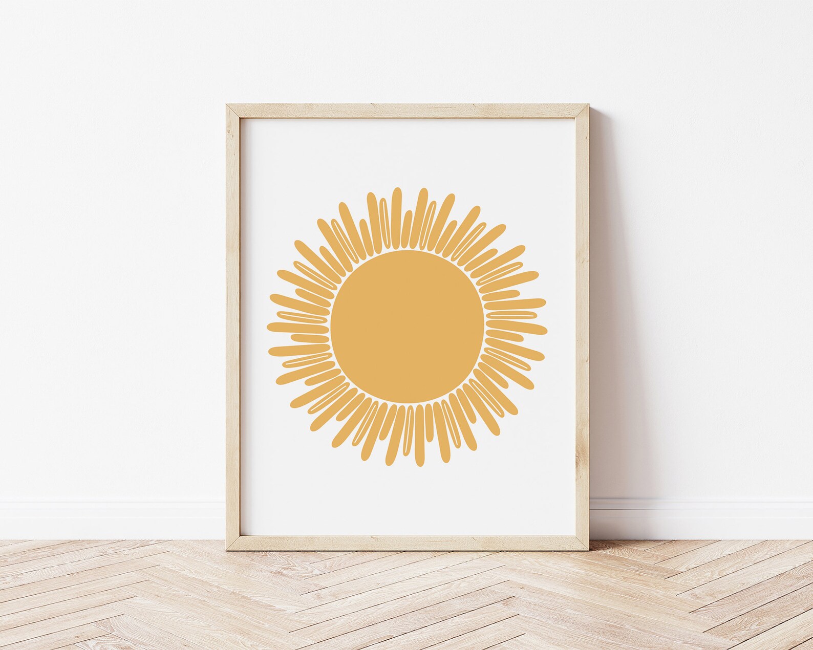 Yellow Sun and You Are My Sunshine Wall Art Printable Boho | Etsy