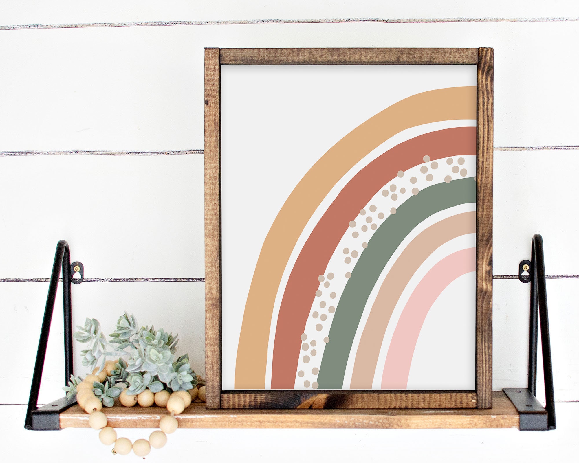 Wash Brush Floss Flush Rainbow Printable Wall Art Set of 3 | Etsy