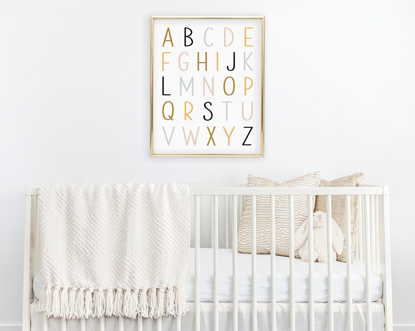 ABC Print Set of 2 Prints Alphabet Printable Wall Art - Etsy