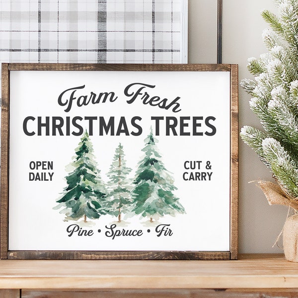 Tree Farm Sign - Etsy