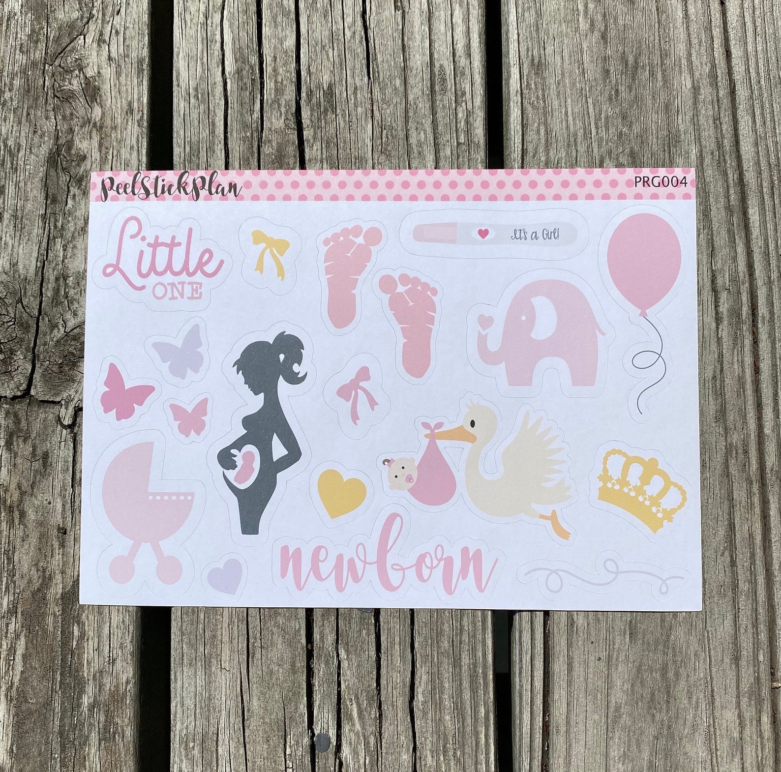 Baby Girl Stickers Newborn Stickers Pregnancy Stickers Baby - Etsy