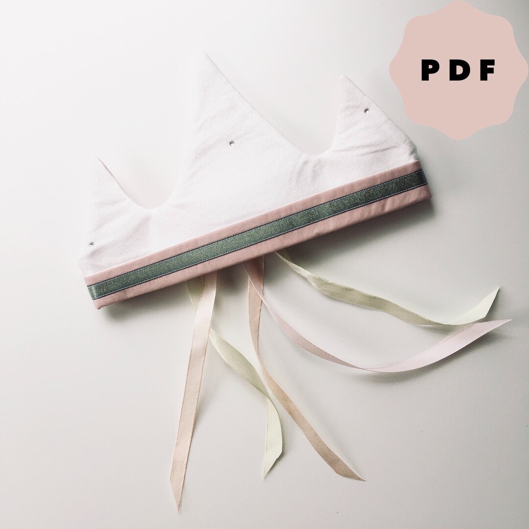 Crown Sewing Pattern, Fabric Crown Pdf, Tiara Sewing Pattern, Instant ...