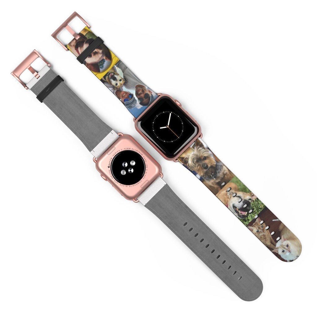 Personalized Apple Watch Band With Your Photos 38 40 42 or | Etsy
