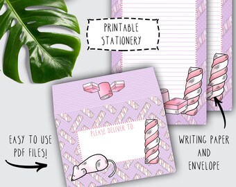 Candy Writing Paper - Etsy