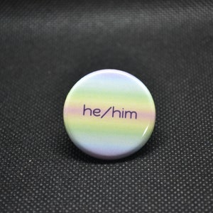 Gender Pronoun Buttons, Gender Pronoun Accessories, Gay Pride ...