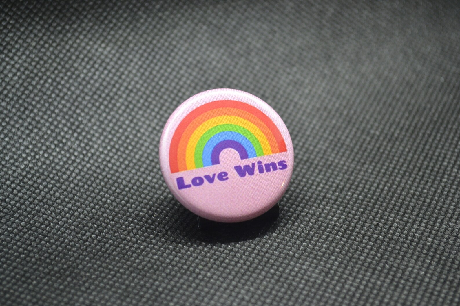 Love Wins Pride Button Rainbow Button Queer Pride Button | Etsy
