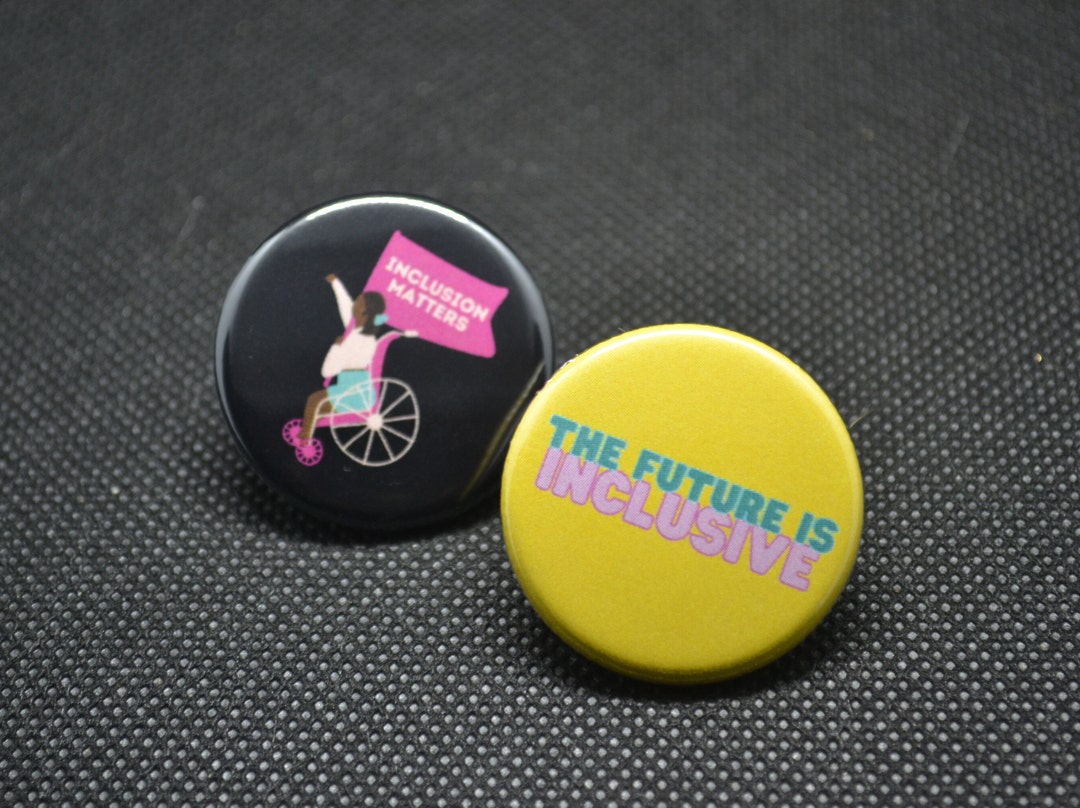 Inclusion Matters Pinback Button Set: Feminist Equity Pins - Etsy