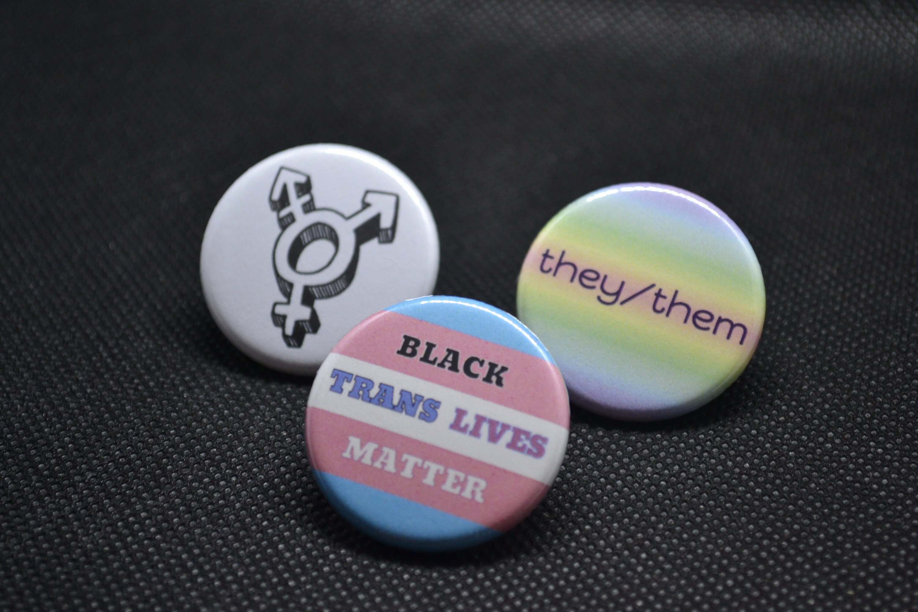 Black Trans Button Black Trans Lives Matter Pin Transgender | Etsy