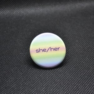 Gender Pronoun Buttons, Gender Pronoun Accessories, Gay Pride ...