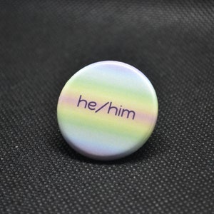Gender Pronoun Buttons, Gender Pronoun Accessories, Gay Pride ...